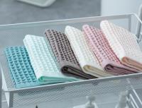 China 30*34cm Reusable Waffle Weave Kitchen Towels 100% Cotton Dish for Your Cleaning Needs for sale