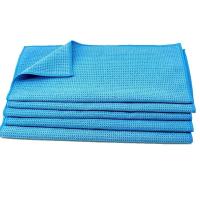 China Polyester Microfiber Car Care Product 380 GSM Waffle Weave Drying Towels for Detailing for sale