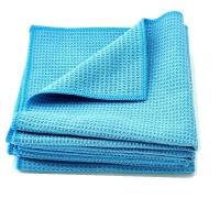 China Polyester Microfiber Car Care Product 380 GSM Waffle Weave Drying Towels for Detailing for sale