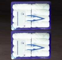 China 25*25cm Logo White Airplane Cotton Pallet Towel Antipilling and Wrinkle Fade Easy Care for sale