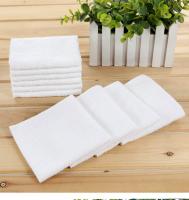 China 25*25cm Logo White Airplane Cotton Pallet Towel Antipilling and Wrinkle Fade Easy Care for sale