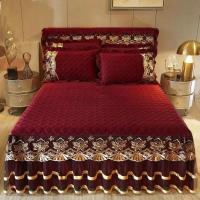 China 4 Piece Flat Sheet Pillowcase Bedspread Luxury Embroidered Bedding Set for Hotel for sale