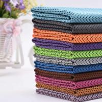China Nonwoven Double Layers Polyester Quick Dry Sports Cool Towel for Instant Refreshment for sale