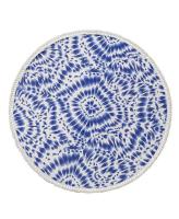 China Turkish Cotton Round Beach Towel in Customized Color and Size with Personalized Print for sale