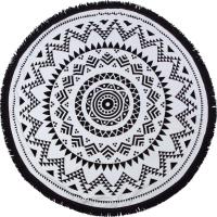 China Turkish Cotton Round Beach Towel in Customized Color and Size with Personalized Print for sale