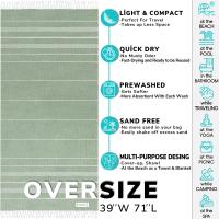 China Personalized Super Absorbent Oversized Cotton Beach Towel Sustainable and Lightweight for sale