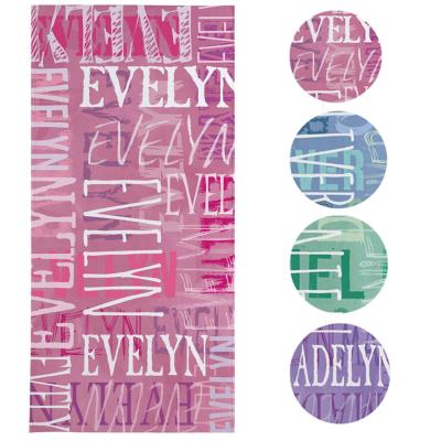 China Summer Pool Essential Custom Printed Pool Beach Towels in Soft Microfiber Material for sale