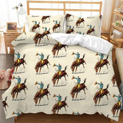 China Personalized Sunflower Leopard Print Duvet Sheet Cover Set for Non-Disposable Bedding for sale