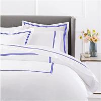 China European and American Style 400TC Luxury Embroidered Duvet Cover Set for Queen Size Bed for sale