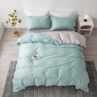 China Comfortable Cotton Duvet Cover Set for Home Hotel Hospital School Solid Pattern for sale