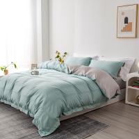 China Comfortable Cotton Duvet Cover Set for Home Hotel Hospital School Solid Pattern for sale