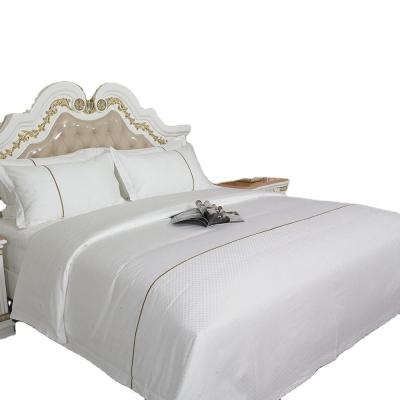 China Hotel Bed Sheet Set in 100% Cotton with 300tc Thread Count and GOOSE DOWN Filling for sale