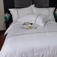 China Hotel Bed Sheet Set in 100% Cotton with 300tc Thread Count and GOOSE DOWN Filling for sale