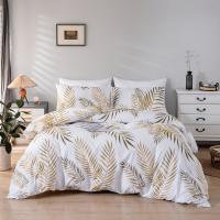China Printed 3 Pieces Bedding Set for King Size Bed Duvet Cover Set and Designer Bed Sheet for sale
