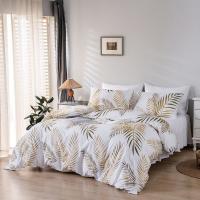 China Printed 3 Pieces Bedding Set for King Size Bed Duvet Cover Set and Designer Bed Sheet for sale