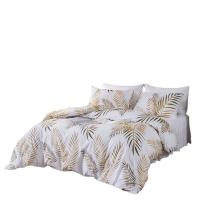 China Printed 3 Pieces Bedding Set for King Size Bed Duvet Cover Set and Designer Bed Sheet for sale