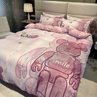 China Queen-Size Brushed Cotton 4-in-1 Bedding Set The Ultimate Choice for a Trendy Bedroom for sale