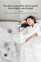 China Travel Disposable Bedding Set 4 Pcs Breathable Soft Bed Sheets Quilt Cover Pillowcase for sale