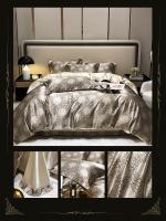 China Diagonal Printing Mulberry Silk Fitted Sheet Set for 100% Silk Bedding in Market for sale