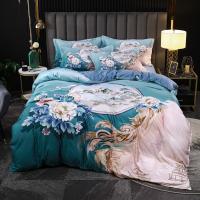 China Fashionable Washed Tencel Bedsheets Sets Bedding Set Eco-friendly and Soft Hand Feel for sale