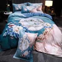 China Fashionable Washed Tencel Bedsheets Sets Bedding Set Eco-friendly and Soft Hand Feel for sale