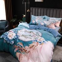 China Fashionable Washed Tencel Bedsheets Sets Bedding Set Eco-friendly and Soft Hand Feel for sale