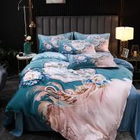 China Fashionable Washed Tencel Bedsheets Sets Bedding Set Eco-friendly and Soft Hand Feel for sale