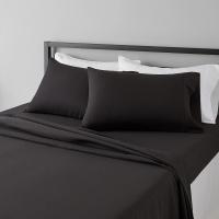 China Sustainable Bedding Set Plain Craft Pillowcase Bed Sheet with Fitted Sheet and Bed Cover for sale