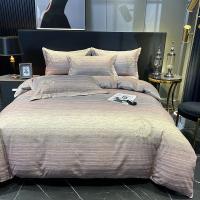 China 1 Cover 1flat Sheet /bedsheet 2pillowcase Pink Egyptian Cotton Bedding Set for Home Baby for sale