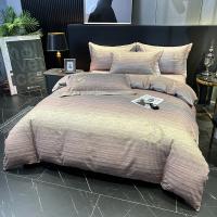 China 1 Cover 1flat Sheet /bedsheet 2pillowcase Pink Egyptian Cotton Bedding Set for Home Baby for sale