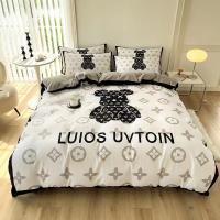 China White Bear Bed Sheet Bedding Set for Hotel Baby Home Made of 100% Polyester Fabric for sale