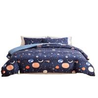 China White Floral Bedding Sets for Kids Boys Girls Twin 2 PCs Glow in The Dark Duvet Cover for sale