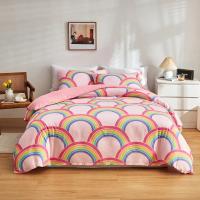 China White Floral Bedding Sets for Kids Boys Girls Twin 2 PCs Glow in The Dark Duvet Cover for sale