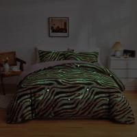 China White Floral Bedding Sets for Kids Boys Girls Twin 2 PCs Glow in The Dark Duvet Cover for sale