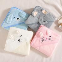 China Colors Newborn Animal Baby Hooded Bath Towel Plain with Materials and Digital Print for sale