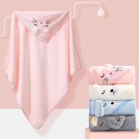 China Colors Newborn Animal Baby Hooded Bath Towel Plain with Materials and Digital Print for sale