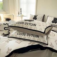 China Customized Color 4Pcs 100% Polyester White Bear Bed Sheet Set For Hotel Baby Home for sale