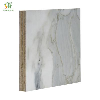 China Eco Friendly Melamine Plywood Melamine Plywood Board for Interior Exterior Decoration Use for sale