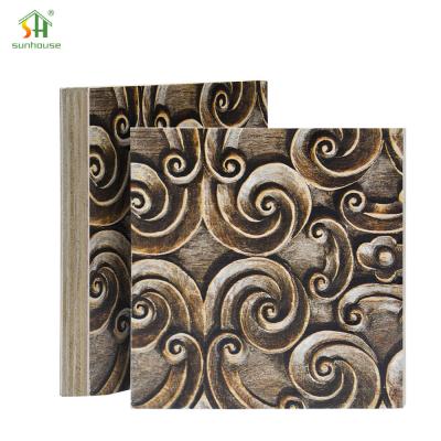 China Melamine Plywood Melamine Plywood Board for Interior Exterior Decoration Use for sale