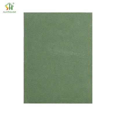 China Fire Rated Moisture Resistant Gypsum Plaster Board Panel for Interior Exterior Decoration Use for sale