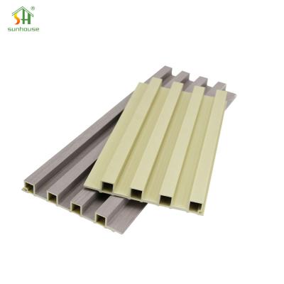 China Waterproof WPC Wall Panel as Decorative Wall Covering Material Application for sale
