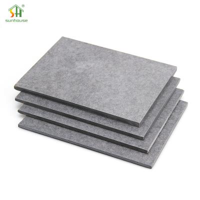 China Fireproof Fiber Cement Fiber Cement Board Panel for Interior Exterior Decoration Use for sale