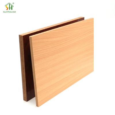 China MDF Melamine MDF Board Interior Exterior Decoration Use for Building Construction Application Use for sale