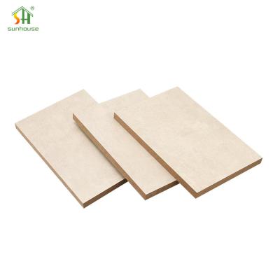 China Veneer Melamine MDF Melamine MDF Board for Interior Exterior Decoration Use for sale