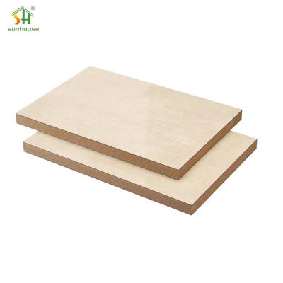 China Waterproof Eco Friendly Veneer Melamine MDF Board for Interior Exterior Decoration Use for sale