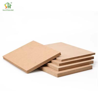 China MDF Melamine MDF Board Interior Exterior Decoration Use for Building Construction Application Use for sale