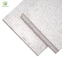 China Fire Rated Mineral Fiber Ceiling Tile Board for Interior Exterior Decoration Use for sale