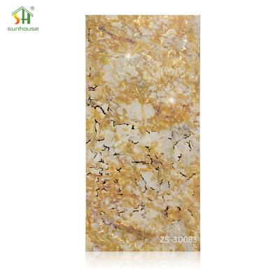 China Marble Effect Acrylic Wall Panel Board for Interior Exterior Decoration Use for sale