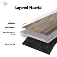 China SPC Click Flooring Plank Interior Exterior Decoration Use for Building Construction Application Use for sale