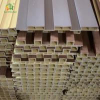 China WPC Wall Panel Hotel Office Wall Decoration Application for Modern Building Interior Exterior Decoration Application for sale